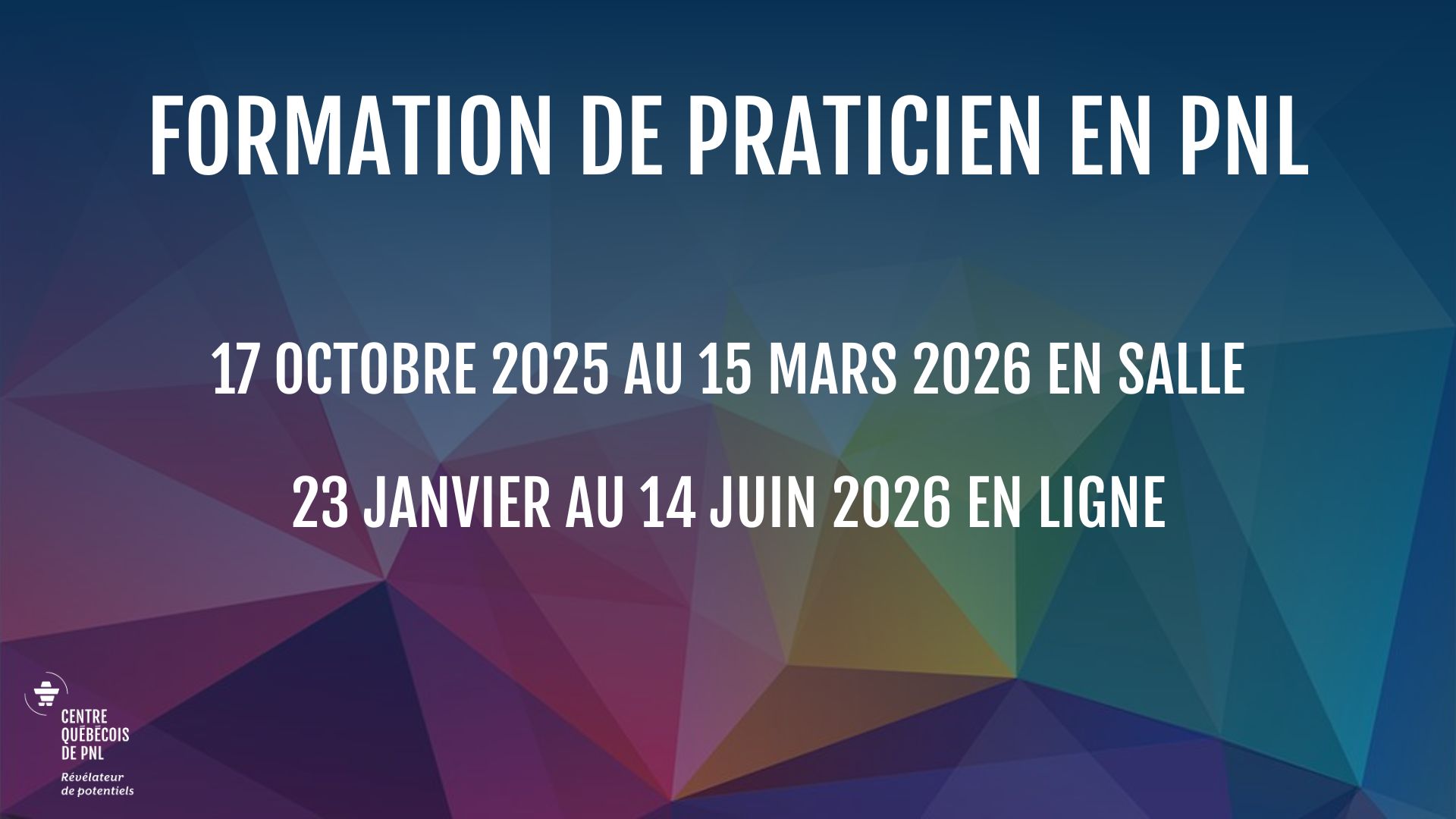 Formation pour devenir praticien en PNL sur le développement personnel